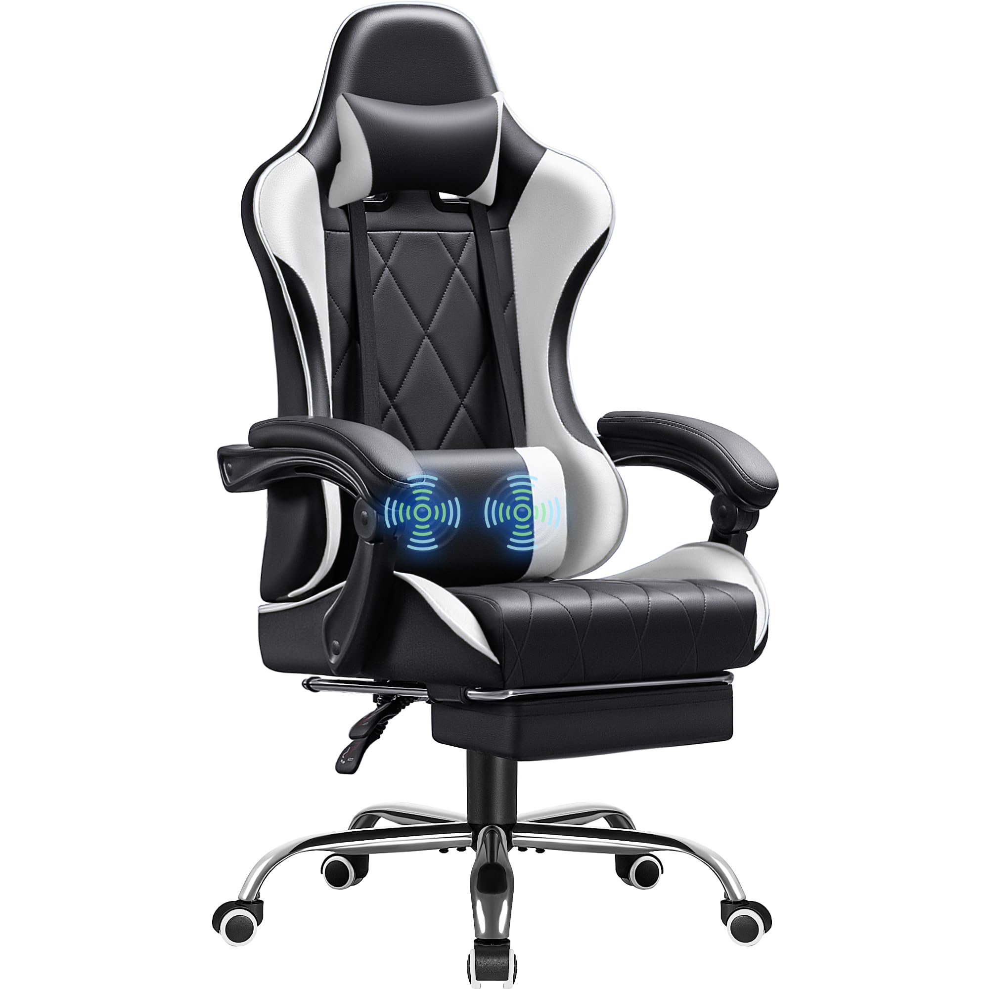 Amazon.com: Furmax Gaming Chair, Computer Chair with Footrest and ...