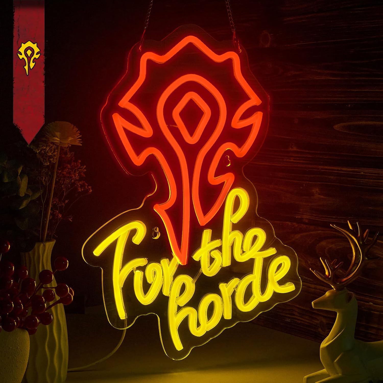 Amazon.com : The horde Neon Sign for Wall Decor Kids room Bedroom Teens ...