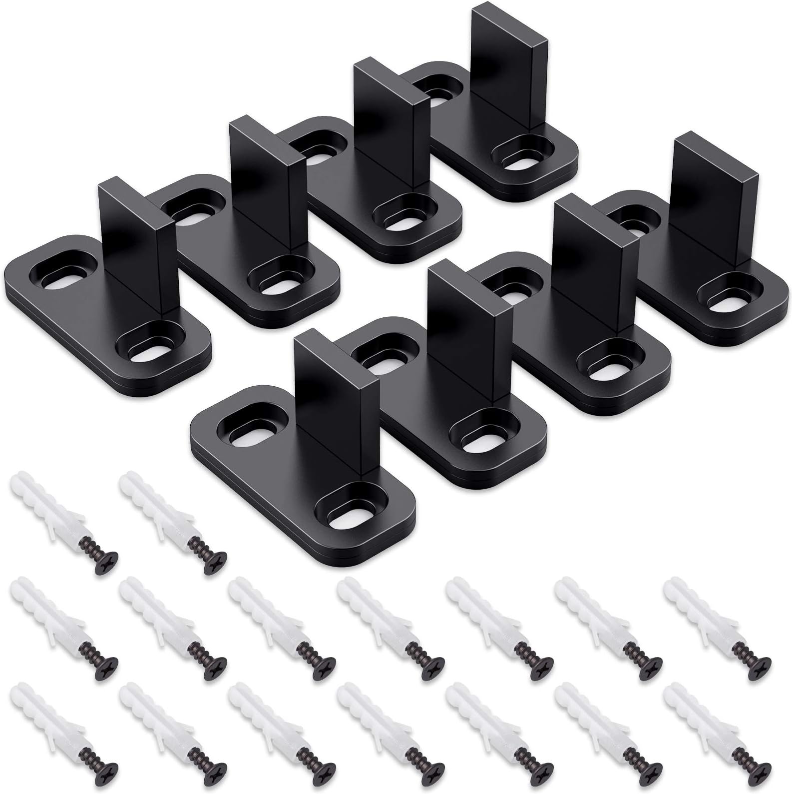 Amazon.com: Homode Barn Door Floor Guide, 2 Pack Sliding Door Bottom ...