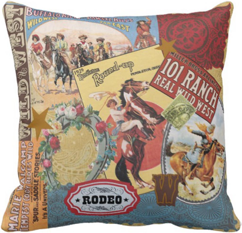 Amazon.com: LUVADIAN Western Pillow Covers 18x18 - Western Decor ...