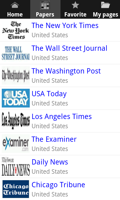Top 100 American Newspapers Free - App on Amazon Appstore