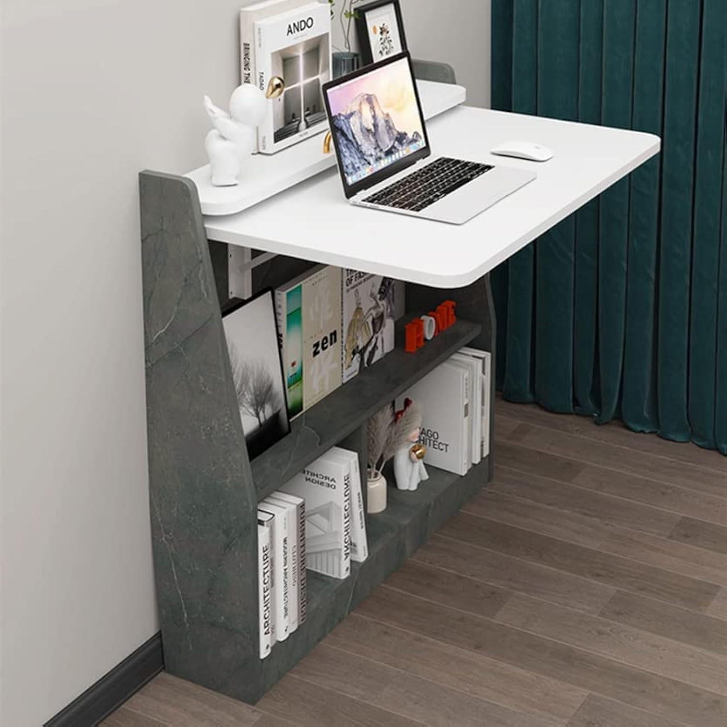 The Furniture Market Downton Grey Painted Hideaway Computer Desk ...