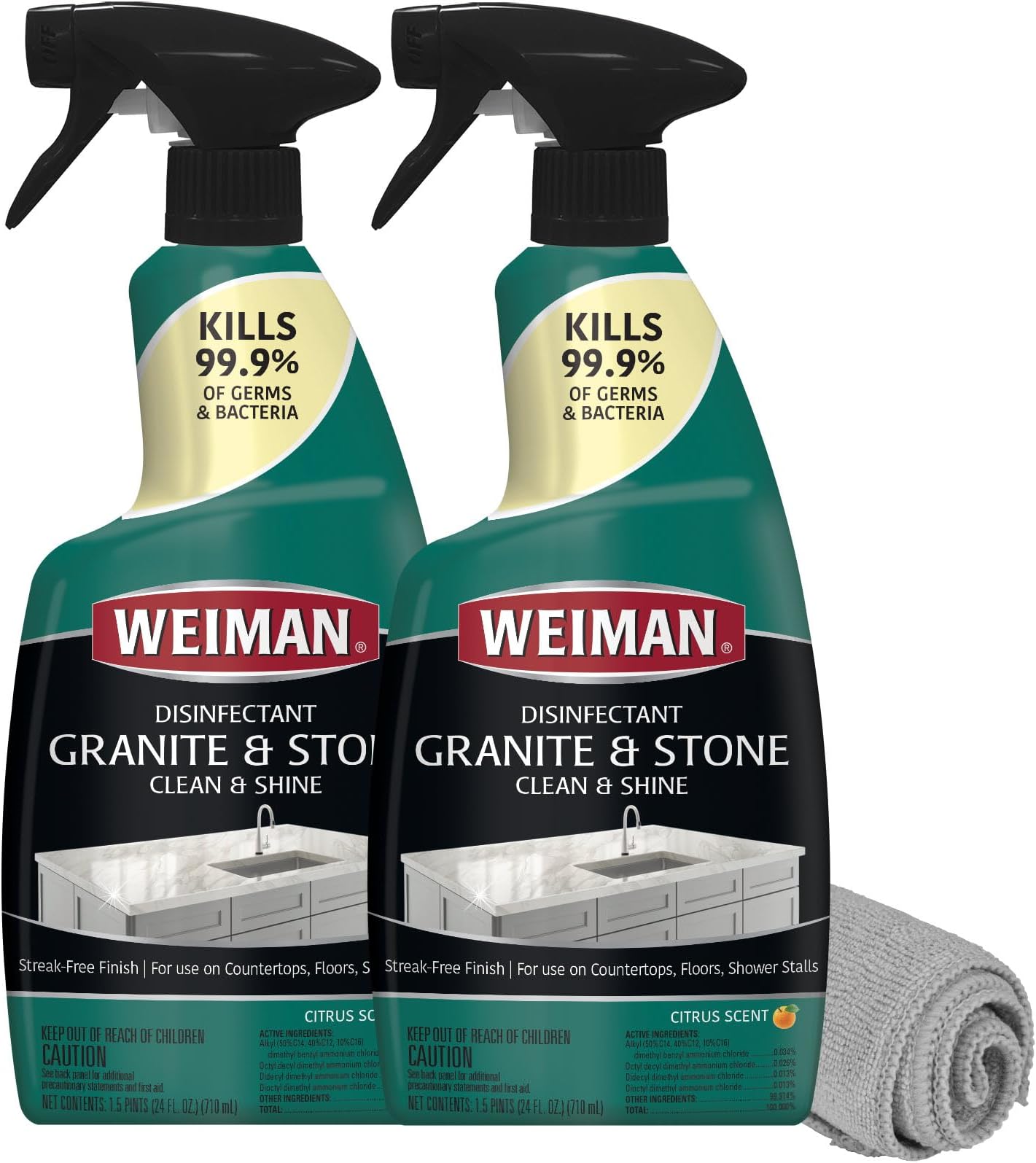 Amazon.com: Granite Gold Daily Cleaner Streak-Free Cleaning for Granite ...
