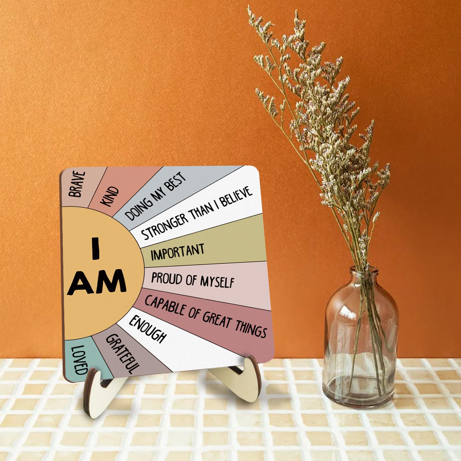 Calming Corner Restorative Justice Wooden Desk Plaque With Stand ...