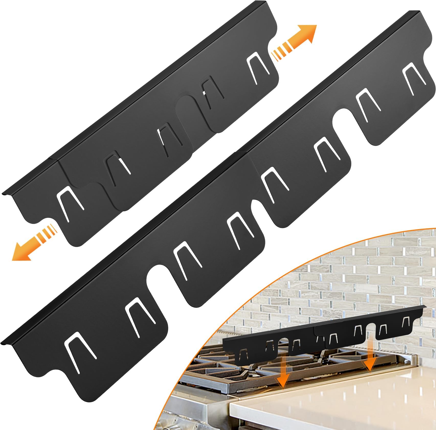 Amazon.com: 2 Pack Stove Gap Covers - Oven Side Gap Filler for Stove ...