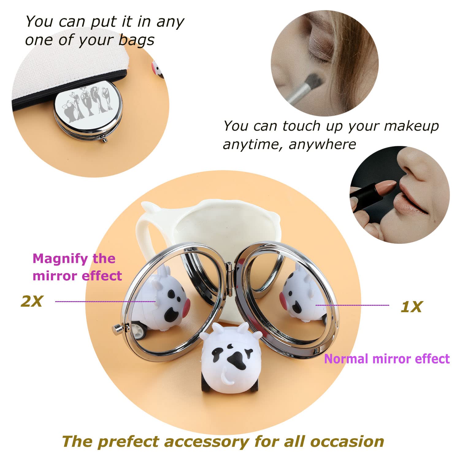 Snapklik.com : KUIYAI Hercules Movie Merchandise Inspired Pocket Mirror ...