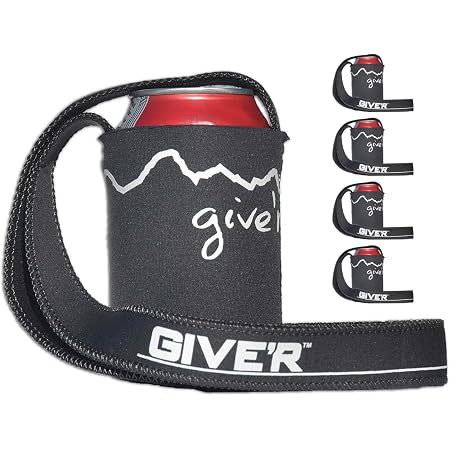 Amazon.com: CM 2-Bottles Beer Belt Strap Can Holder Soda Beverage ...