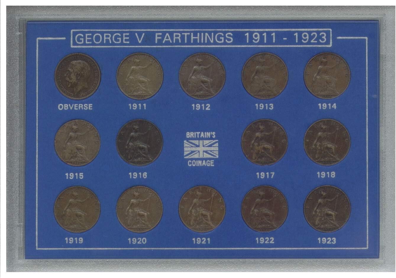 historicgiftsets 1911-1923 King George V Farthings Great Britain ...