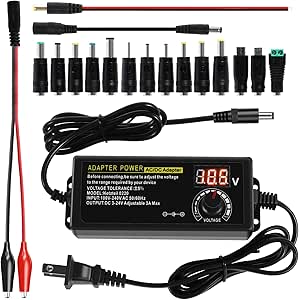 Adaptador de corriente universal, adaptador de corriente alterna/CC ...