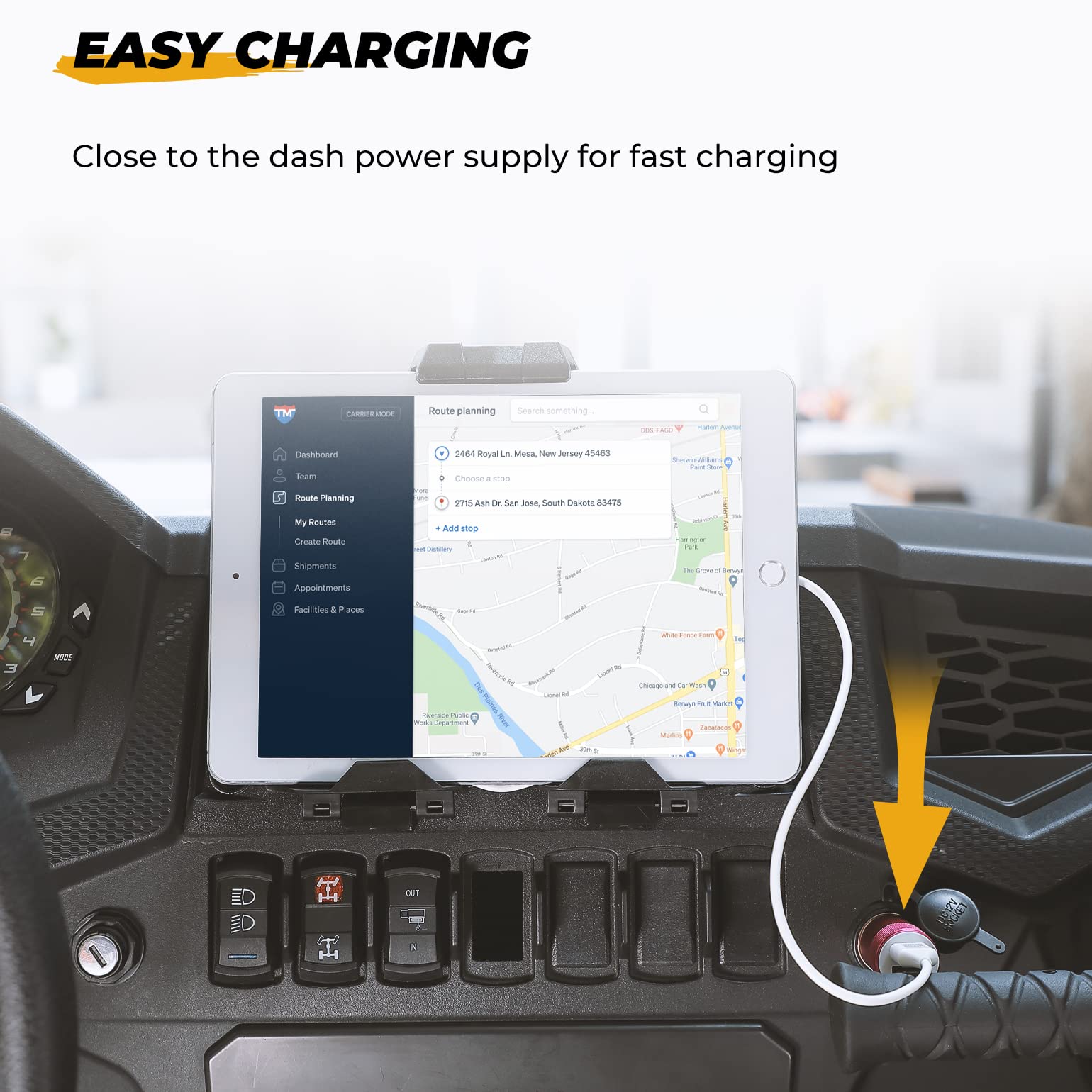 Kemimoto Electric Device Tablet Holder GPS Mount Phone Mount Compatible ...