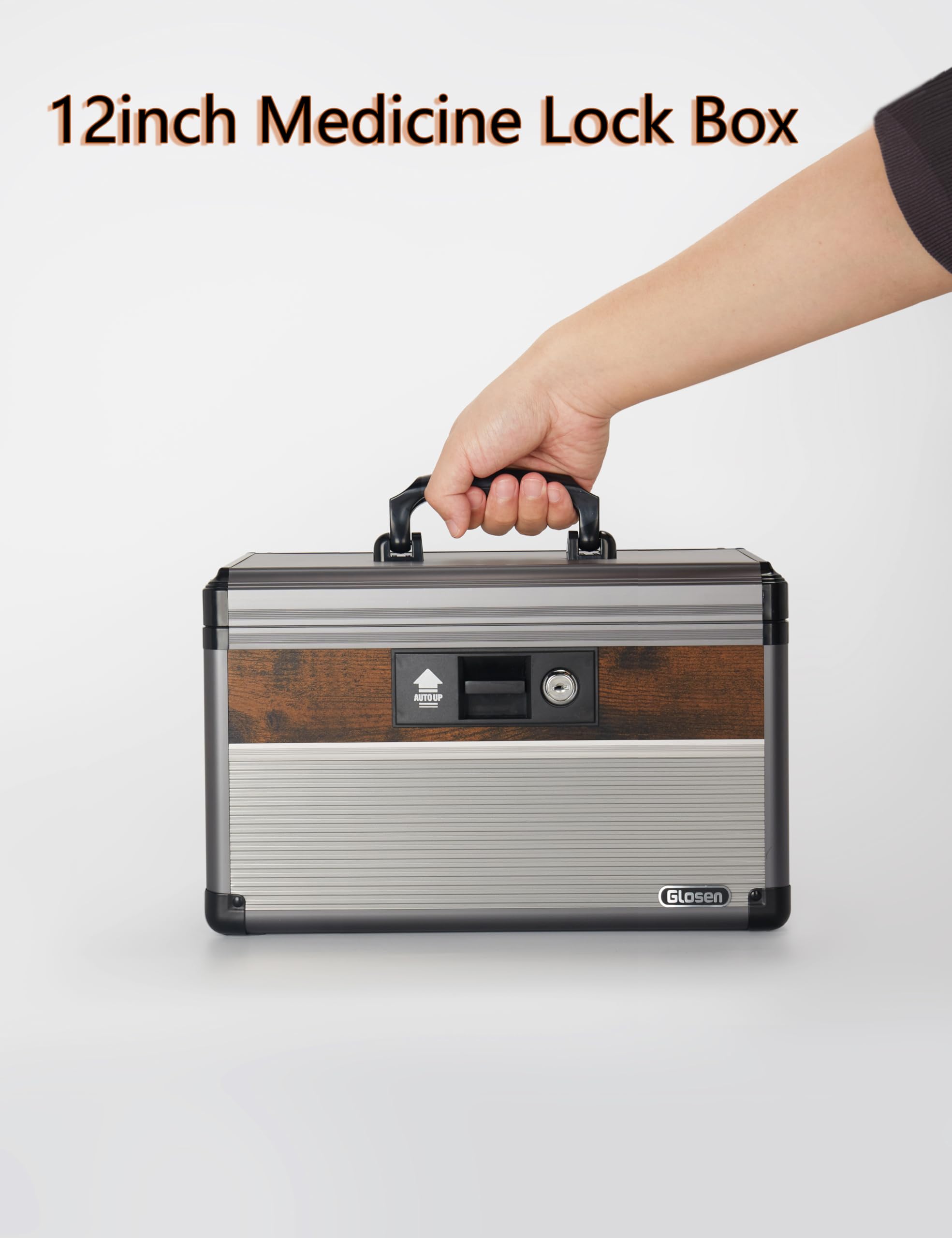 Medicine Lock Box,Storage Safe Box ?Medium?12 x 7.68 x 7.87 Inch ...