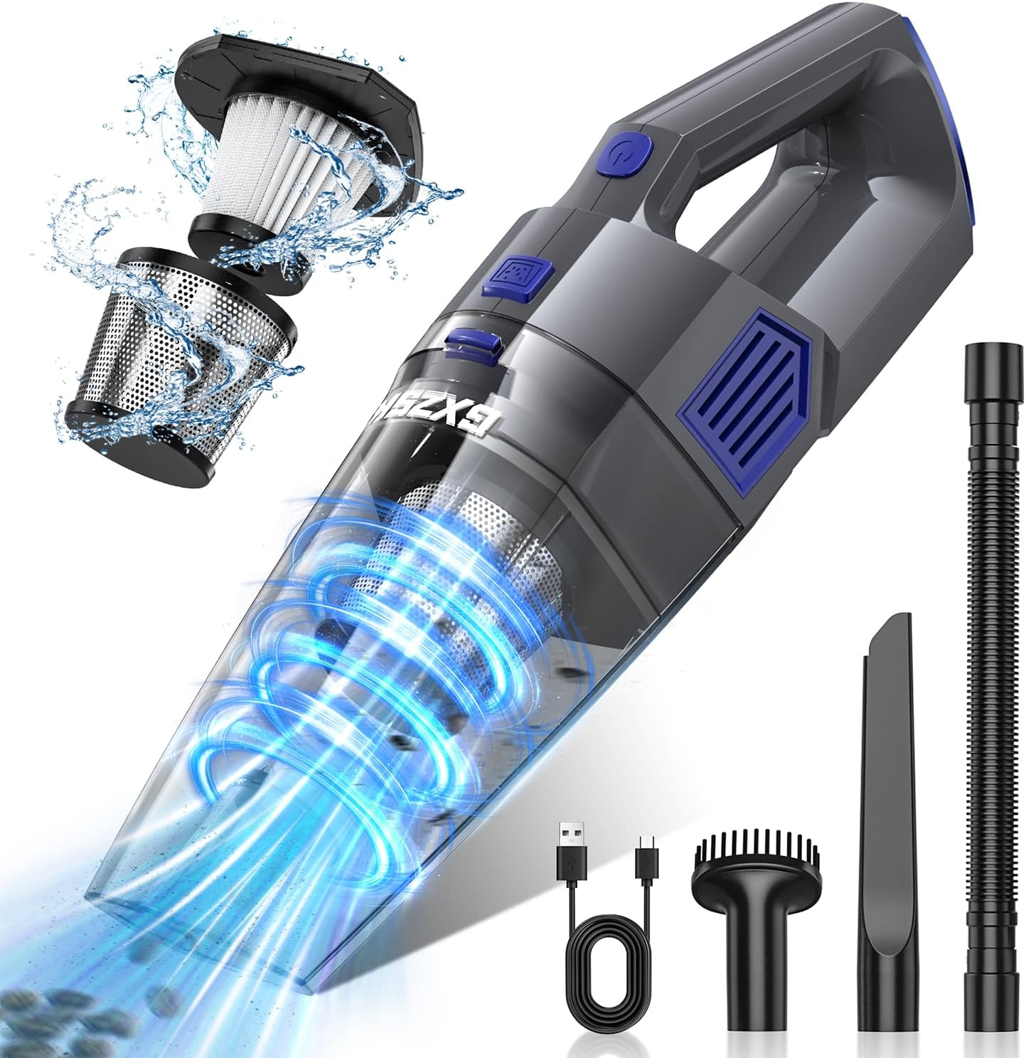 Amazon.com: Duck Compact Cordless Vacuum by Horsepower, Ultra-Powerful ...