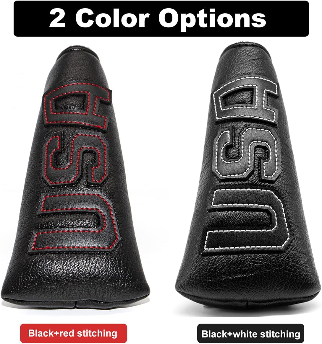 Buy Barudan Golf Black Putter Headcover Covers Cover for Blade Style ...