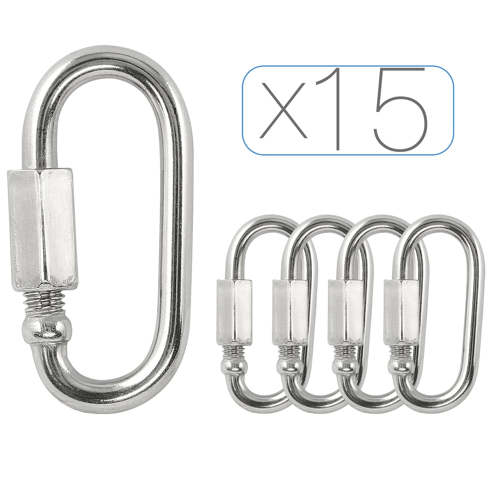 Snapklik.com : Masendelk 15pcs M3.5 Quick Link Chain, 1/8 Inch ...