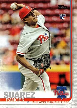 Amazon.com: 2019 Topps Baseball #303 Ranger Suarez Rookie Card ...