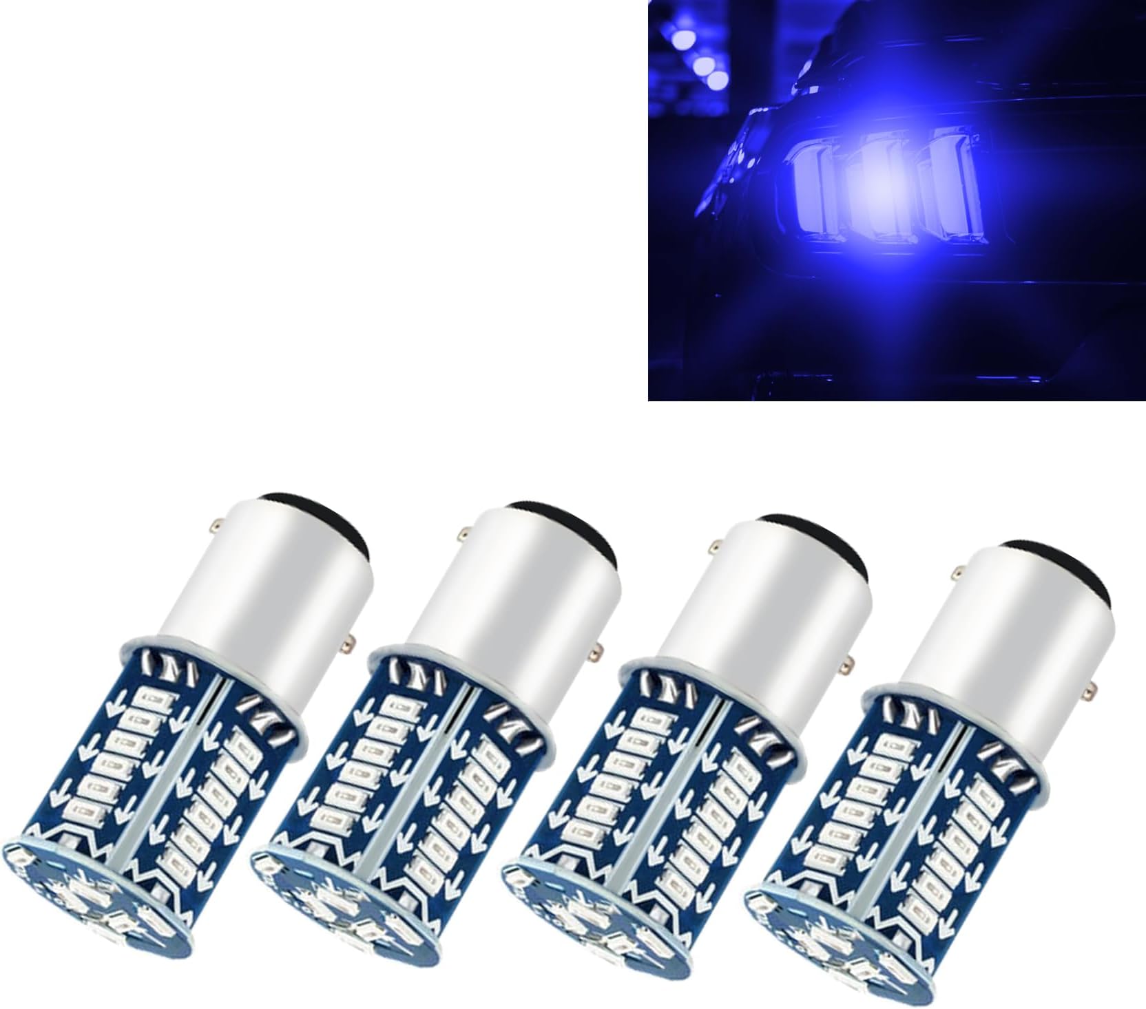 Amazon.com: 4Pcs 1157 LED Bulb, Super Bright LED Backup Reverse Lights ...