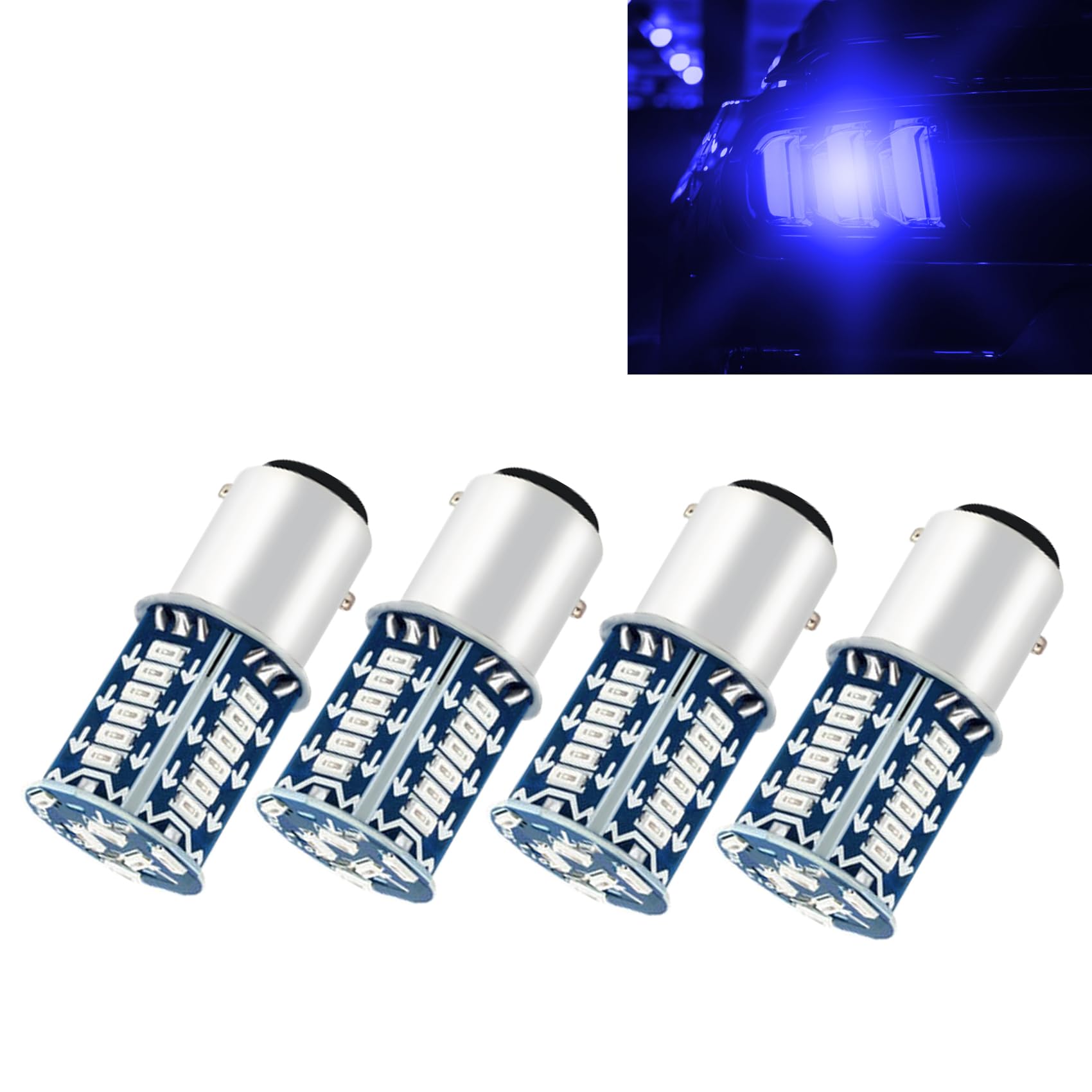 Amazon.com: 4Pcs 1157 LED Bulb, Super Bright LED Backup Reverse Lights ...
