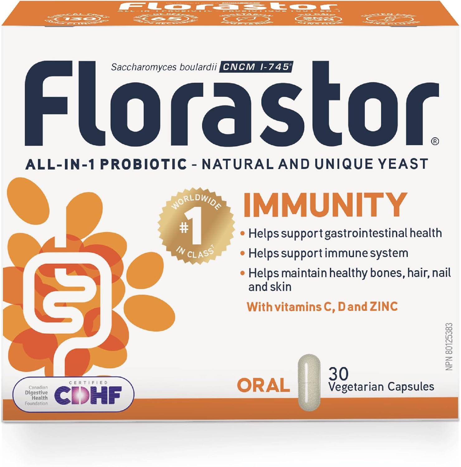 Florastor Immunity - Saccharomyces Boulardii - Daily All in One ...