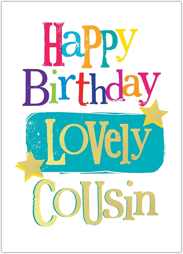 Danilo Promotions Limited Cousin, Card For Cousin, Best Wishes For A ...