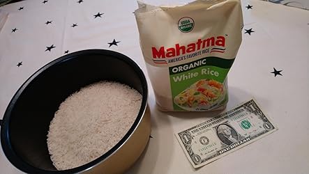 Amazon.com : Mahatma Organic Brown Rice, 2-Pound Bag of Rice, Microwave ...
