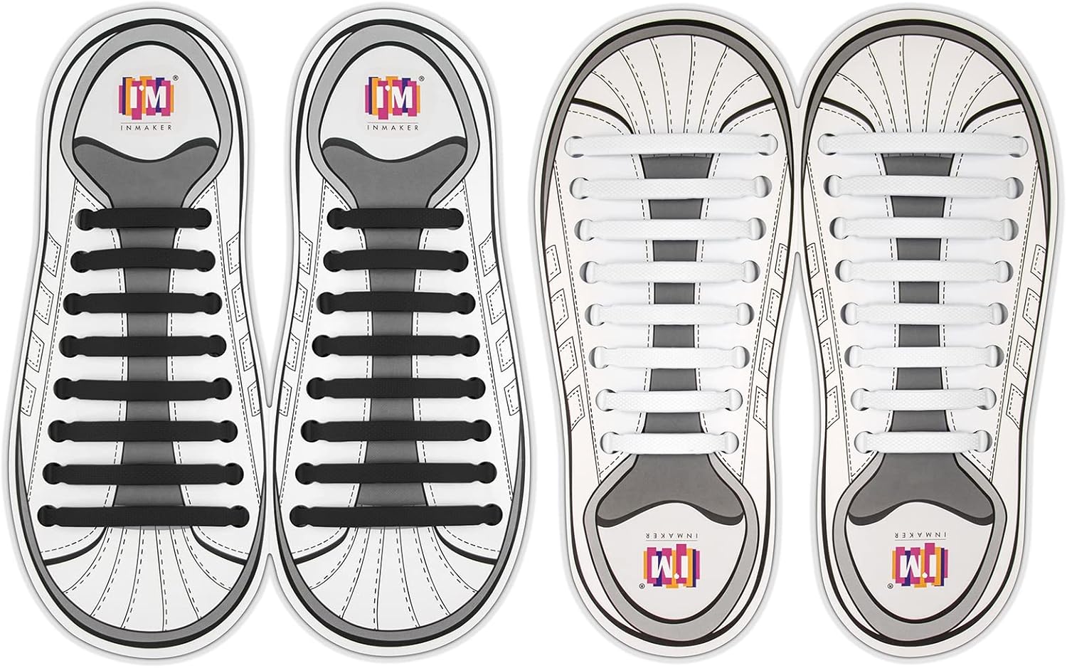 Lacets Élastiques Sans Cravate - Paquet de 2 - Maroc | Ubuy