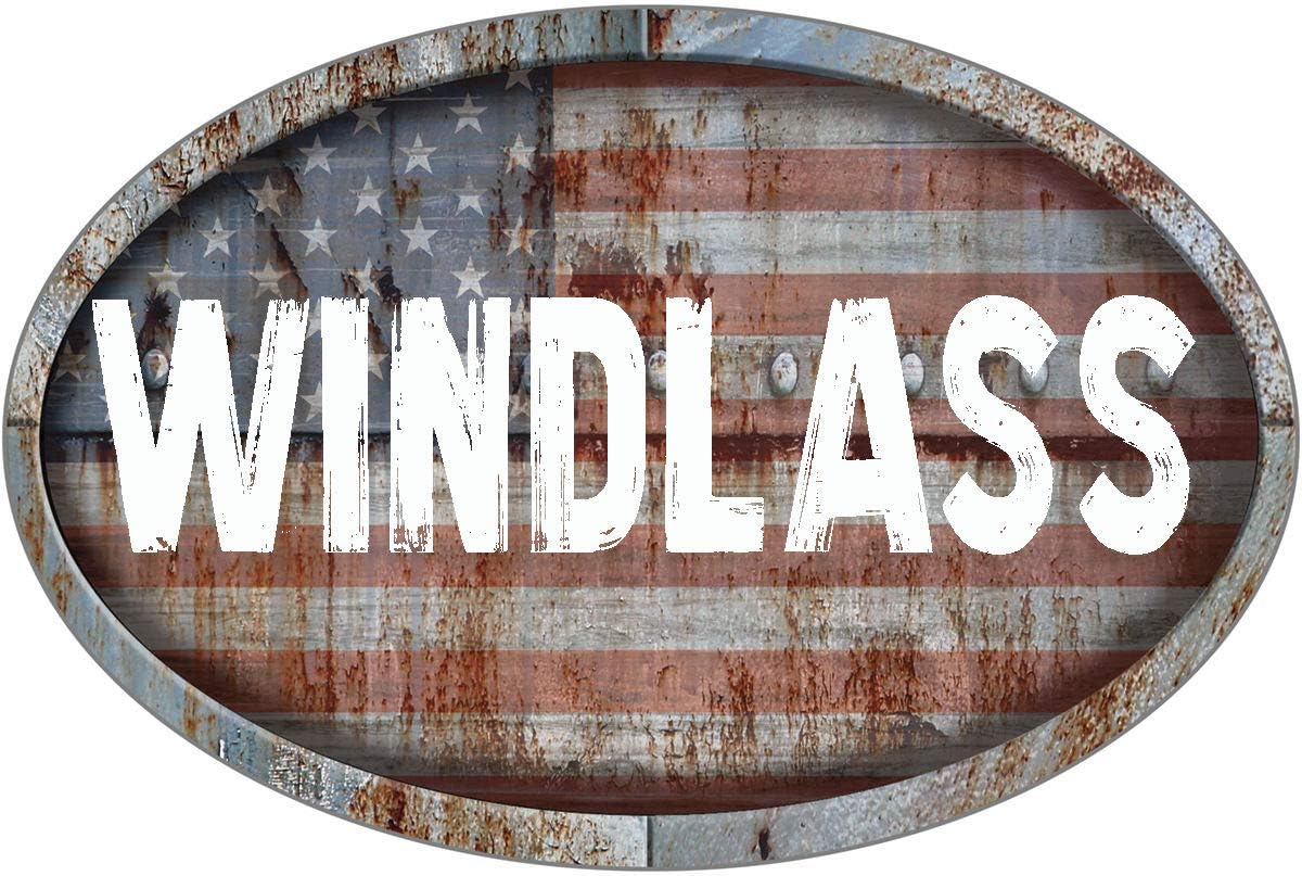 Amazon.com - Windlass Patriotic American Flag Rusty Rustic Metal 6 ...
