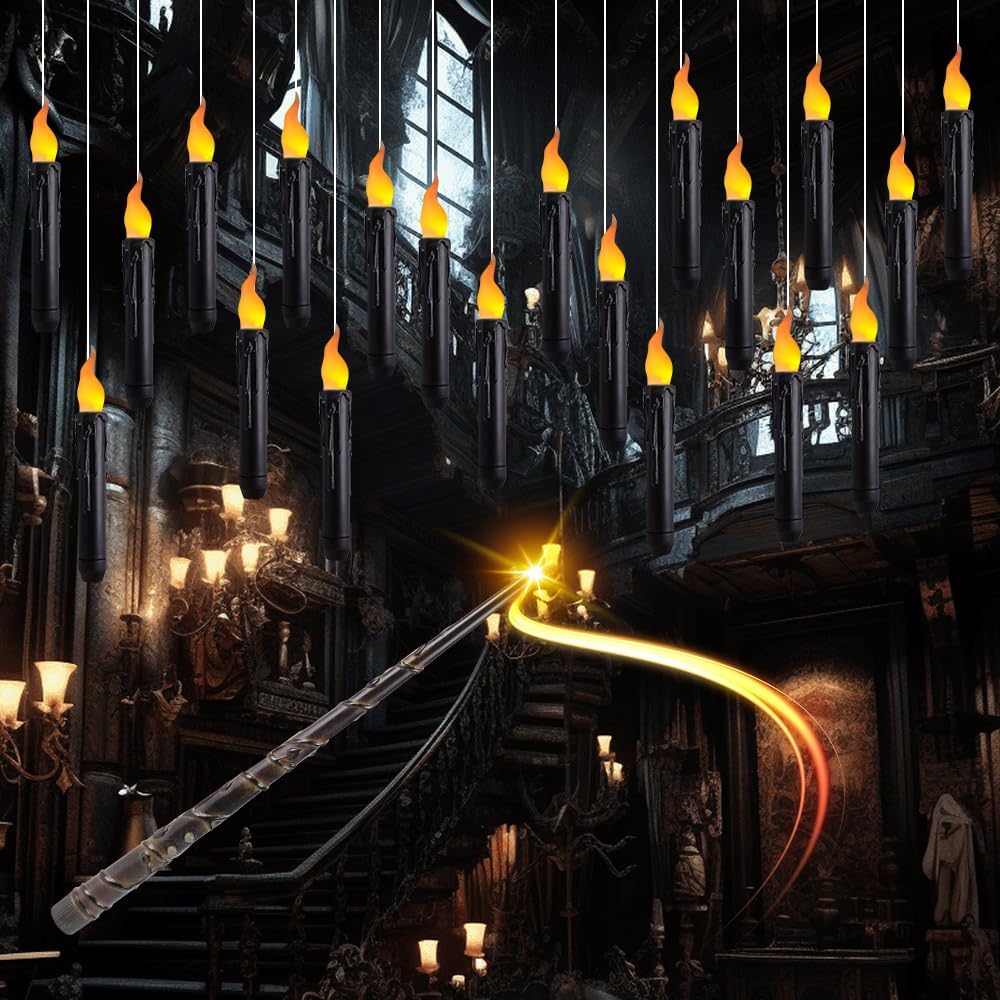 IXYHKB LED Flameless Taper Candles, 20 Pack LED Floating Candles ...