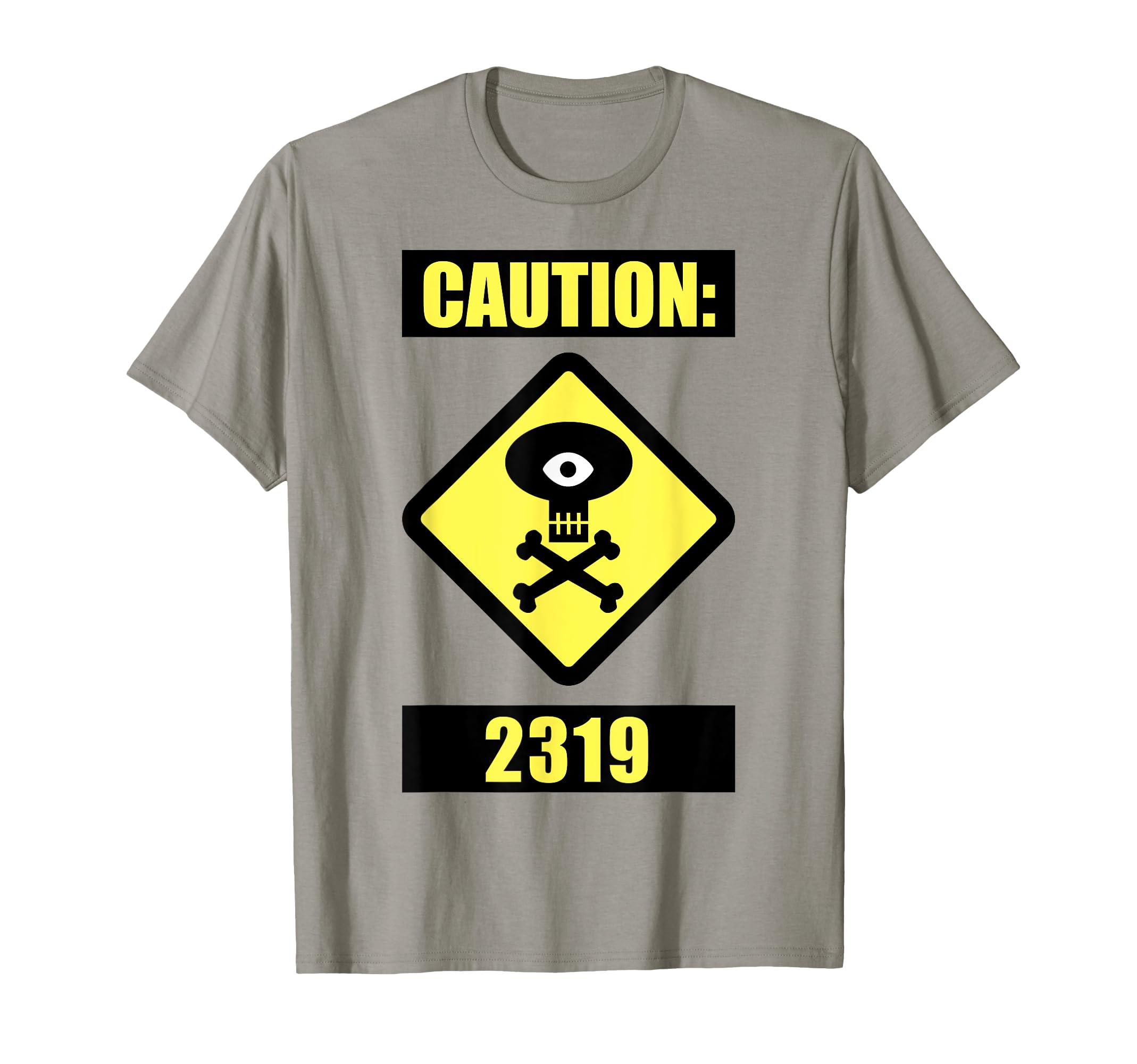 Amazon.com: Disney Pixar Monsters University Caution 2319 Hazard Logo T ...