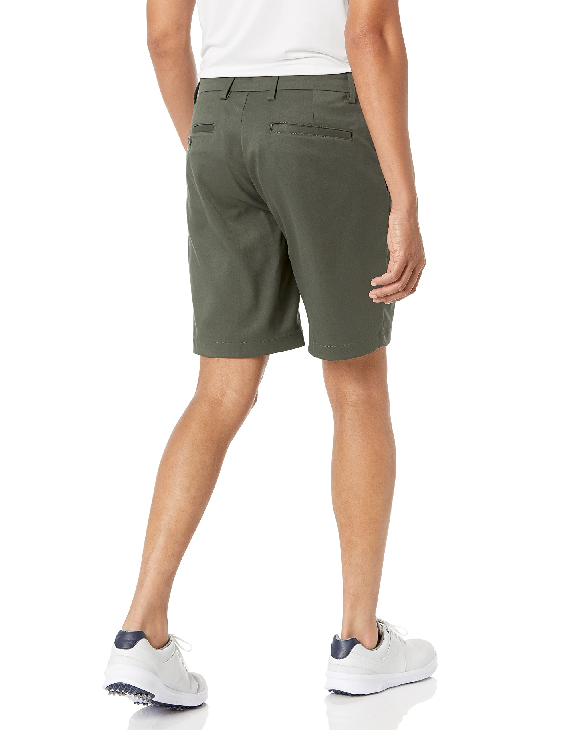Snapklik.com : Essentials Mens Slim-Fit Stretch Golf Short