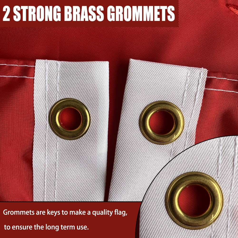 Snapklik.com : Canada Canadian Flag Embroidered 3x5 Outdoor Double ...
