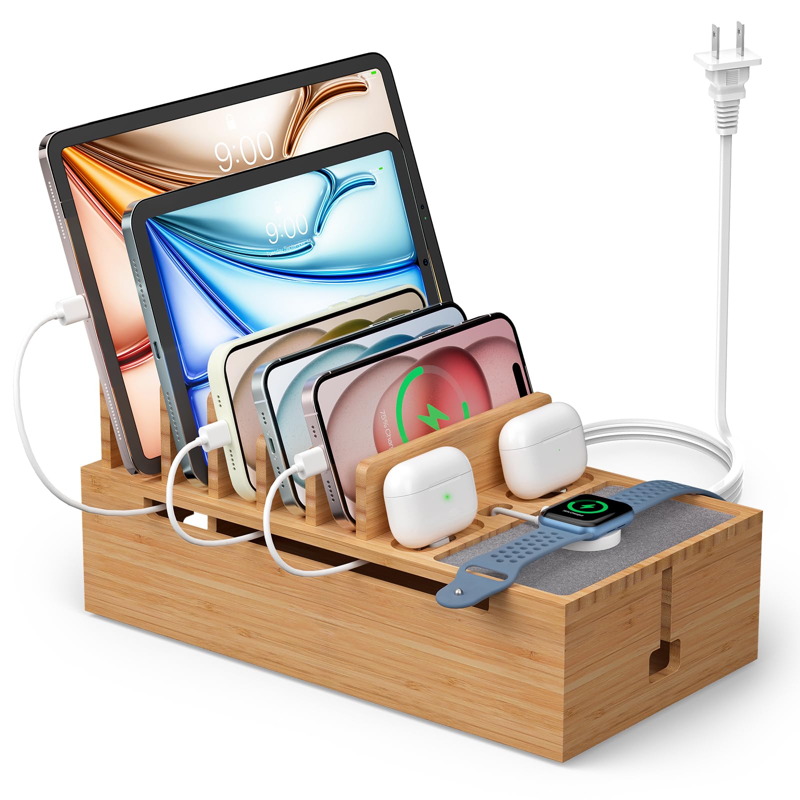 Amazon.com: Cell Phone Charging Station for Multi Devices, All in One ...