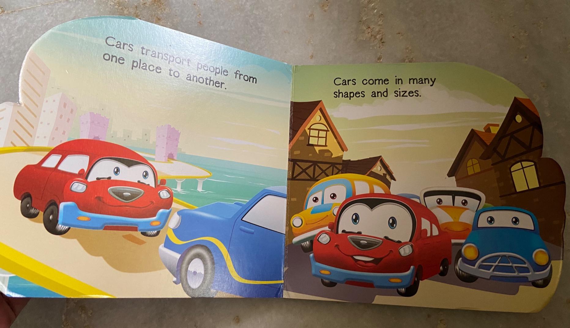 Board Book : Car ( Transport ) - Cutout Board Books : Om Books ...