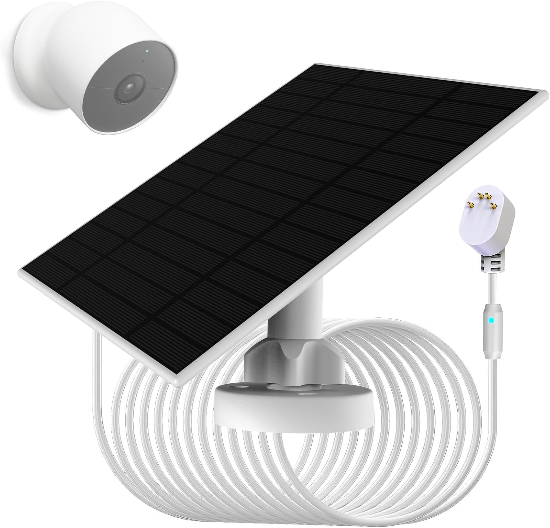Amazon.com : Solar Panel for Google Nest Camera Outdoor or Indoor ...