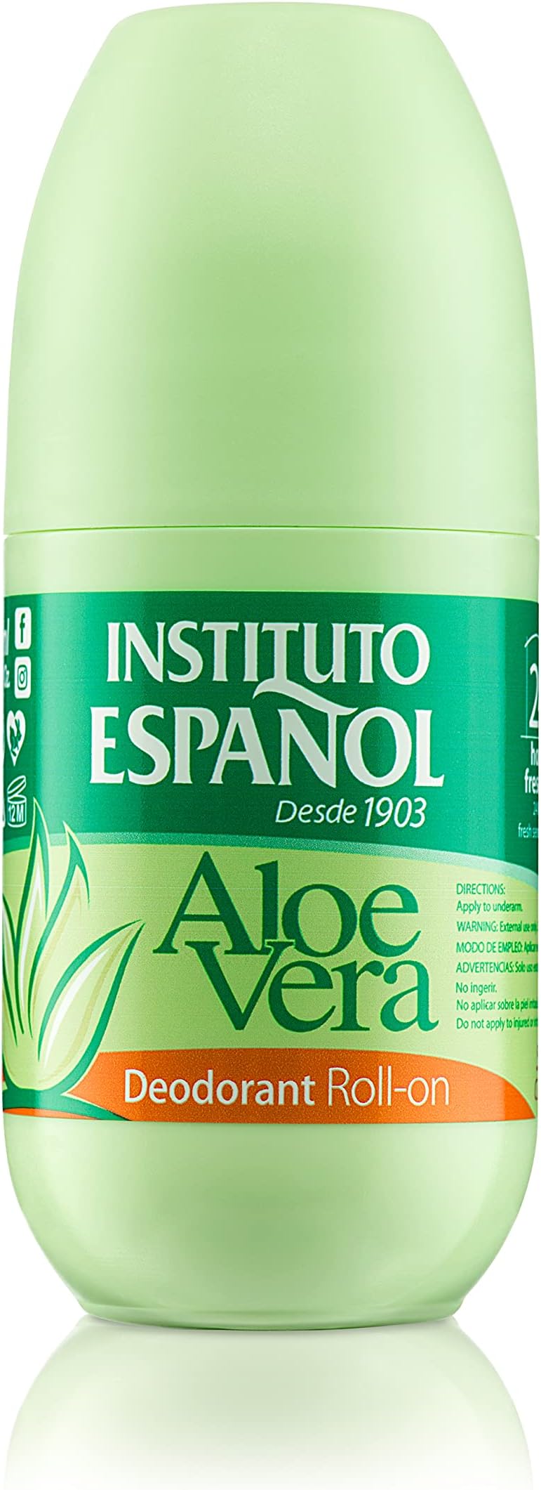 Amazon.com : SPANISH INSTITUTE ROLLON 75ML DEODORANT ALOE VERA : Beauty ...