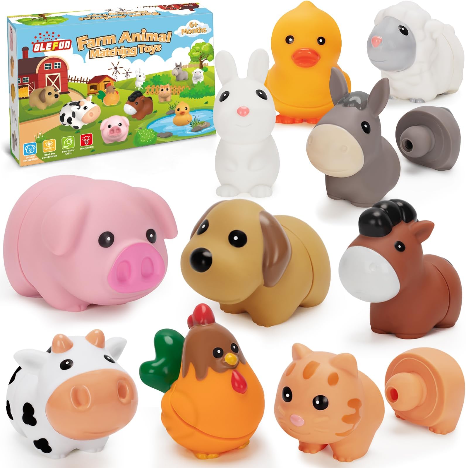 Melissa and Doug - Pop Blocs Farm Animals : Amazon.com.au: Toys & Games