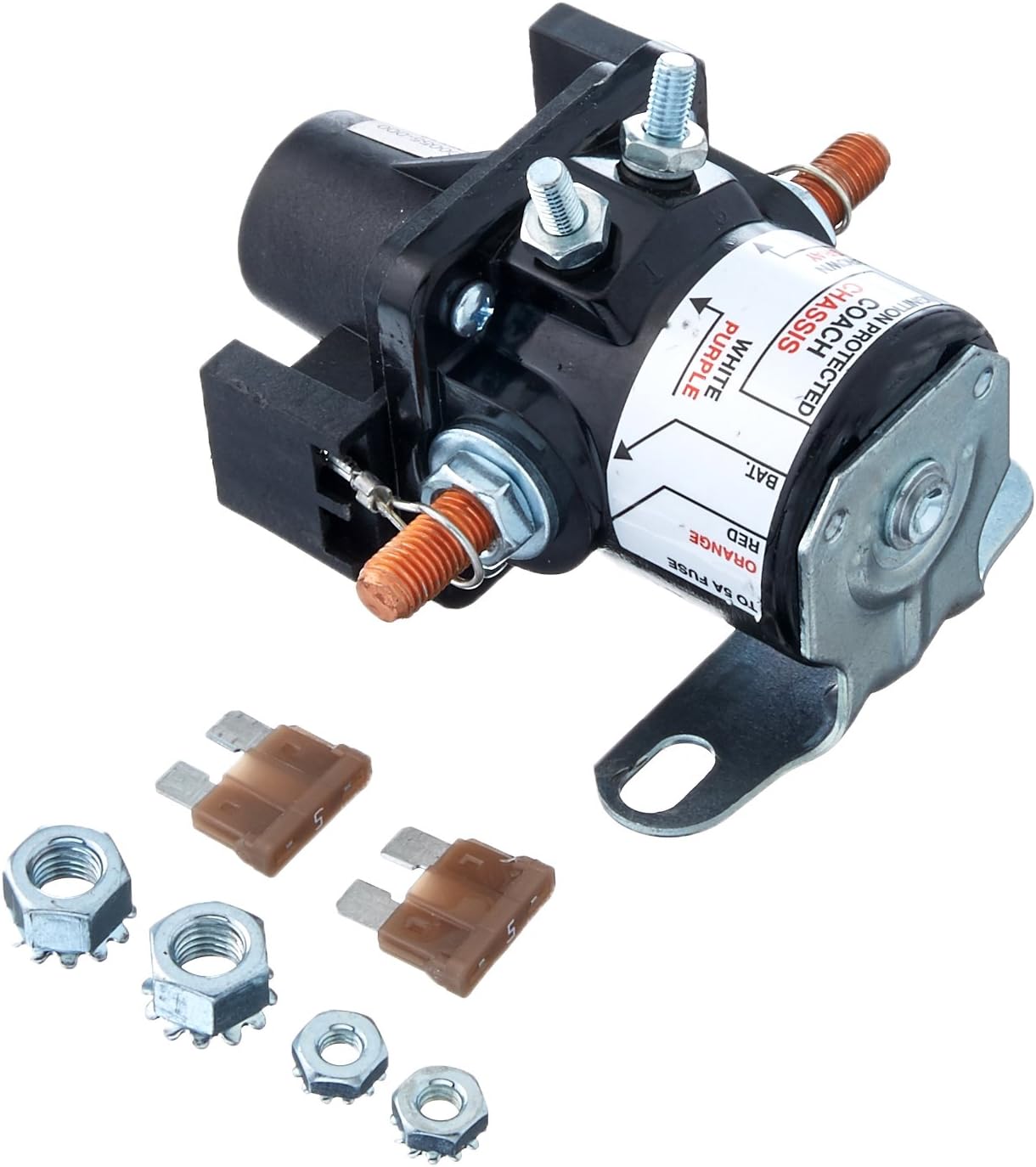 Amazon.com: Audiotek 500-Amp Relay 12V Continuous Duty Solenoid Relay ...