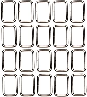 Amazon.com: Shapenty 1Inch/25mm Rectangle Bag Purse Snap Hook Metal ...