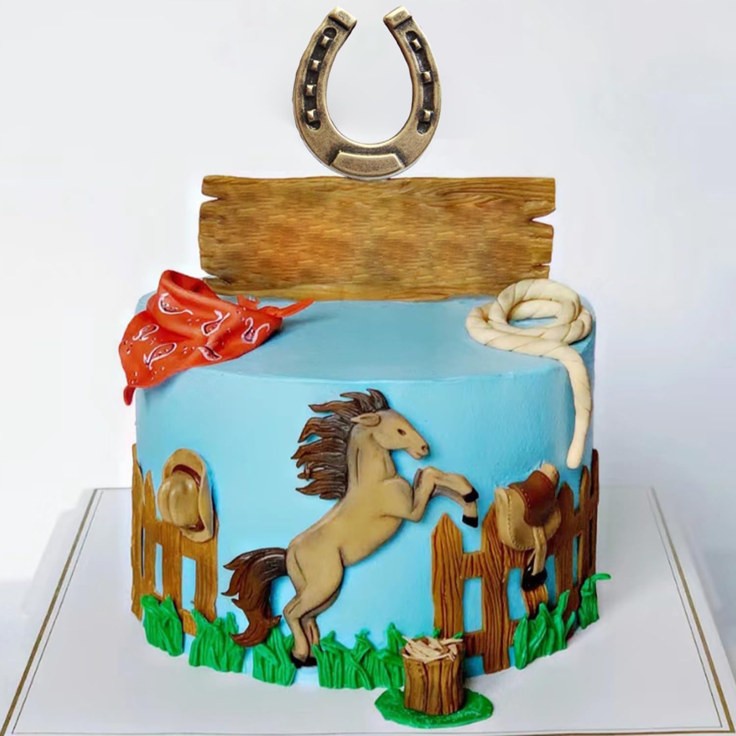 Chocolate Cake Decorations Cowboy Boot Fondant Molds Horseshoe Hoof ...