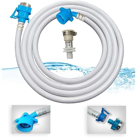 Pmw - 2 Meter Flexible PVC Washing Machine Water Inlet - Inflow Hose ...