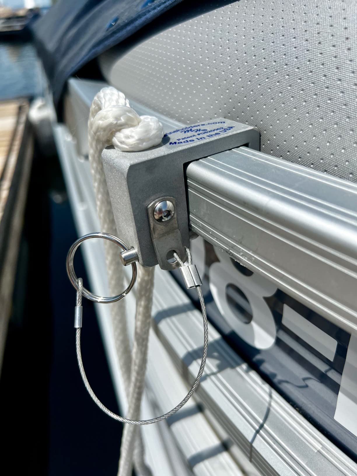 Amazon.com: Pontoon boat fender clips solid aluminum pontoon fender holders