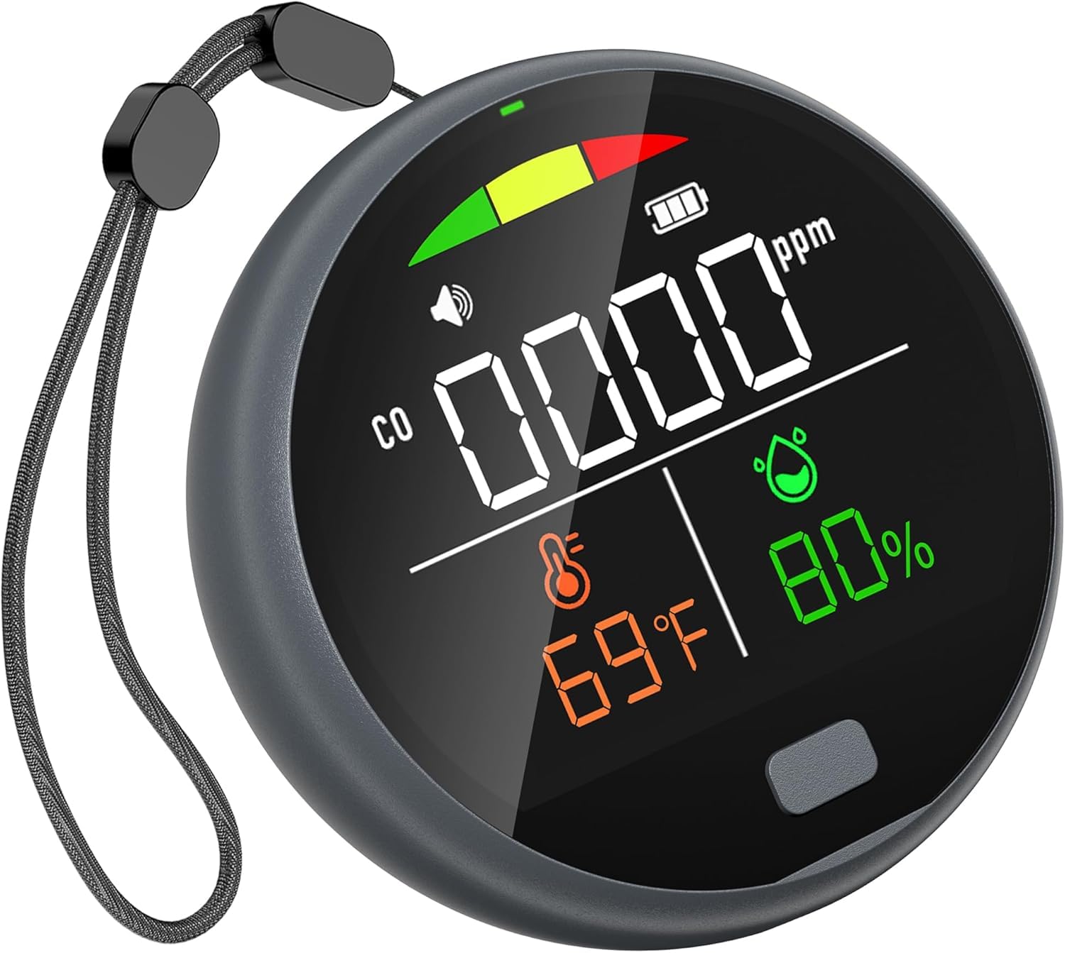 Gedsffati [3-in-1] Portable Carbon Monoxide Detector for Travel Size ...