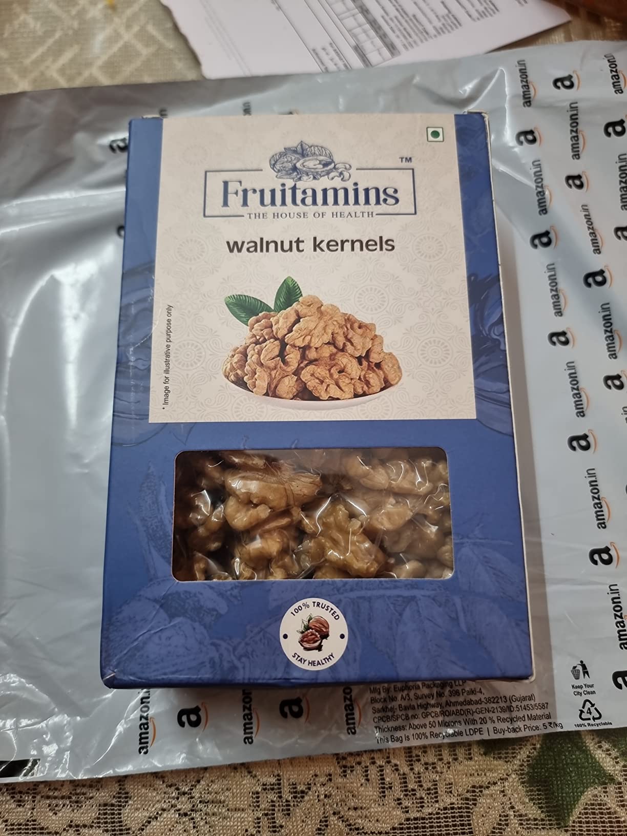 FRUITAMINS KERNAL WALNUTS CHILE 250GM | PREMIUM AKHOROT | LOW CALORIE ...