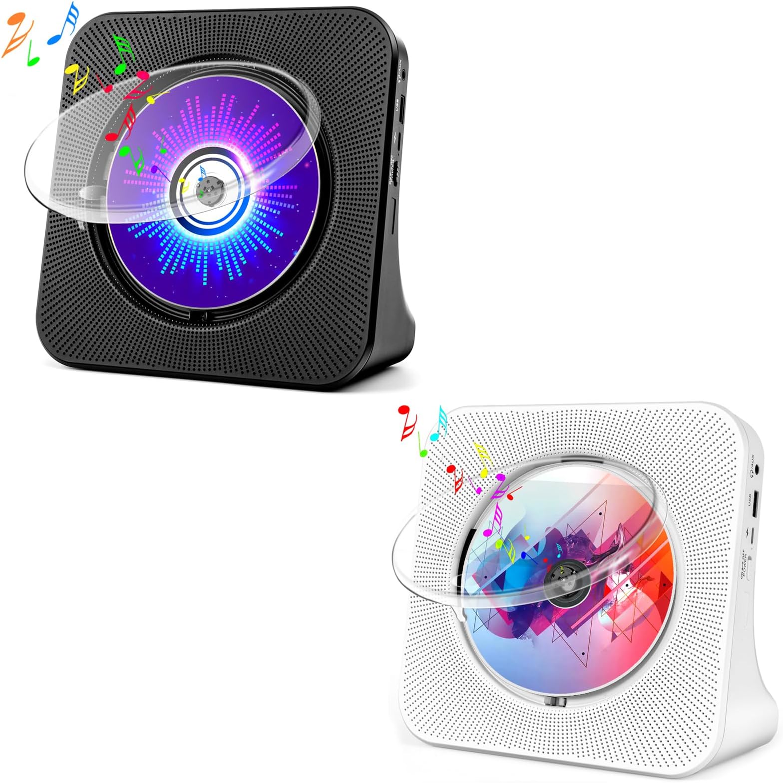 Amazon.com: Gueray CD Player Portable Bluetooth Desktop CD Player for ...