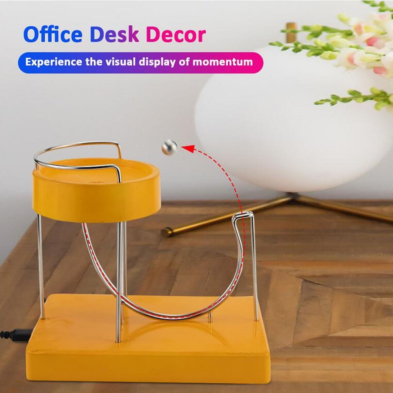 Cool Stuff Perpetual Motion Machine Desk Toy | Electromagnetic Gravity ...