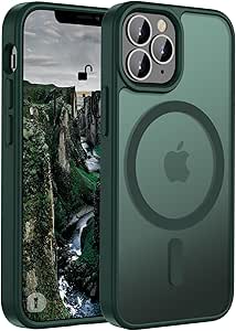 ORDA Magnetic Case for iPhone 11 Pro Max Case,Translucent Matte Back ...