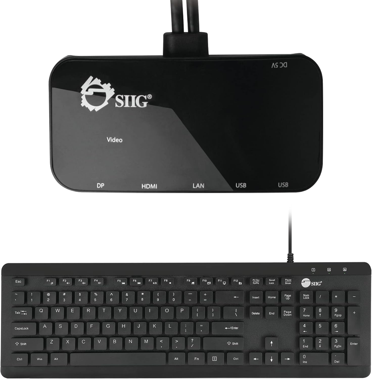 Amazon.com: SIIG Mini-DP Video Dock with USB 3.0 Hub and Industrail ...