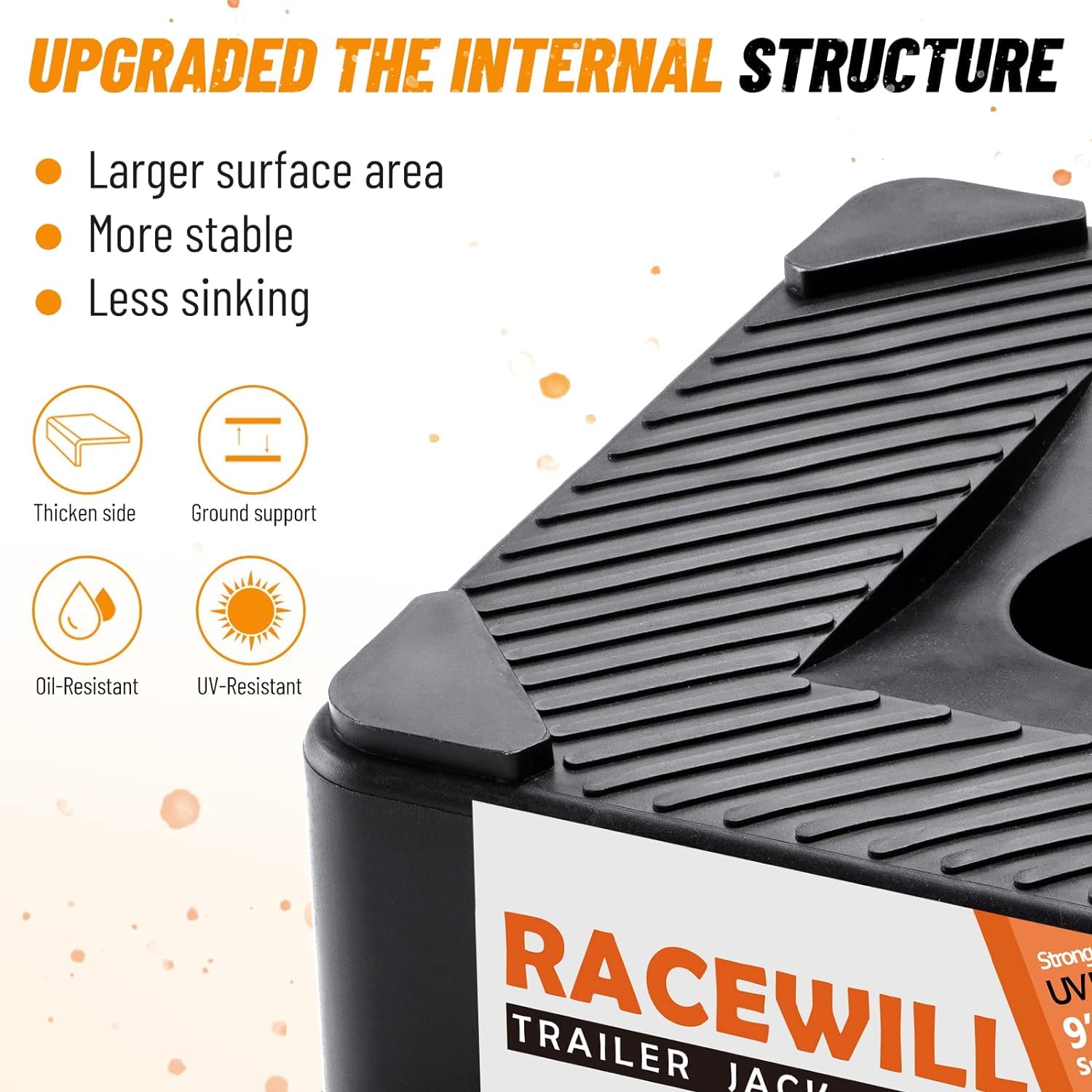 Trailer Jack Block: 5 Pack RV Camper Stabilizer Blocks for Travel ...