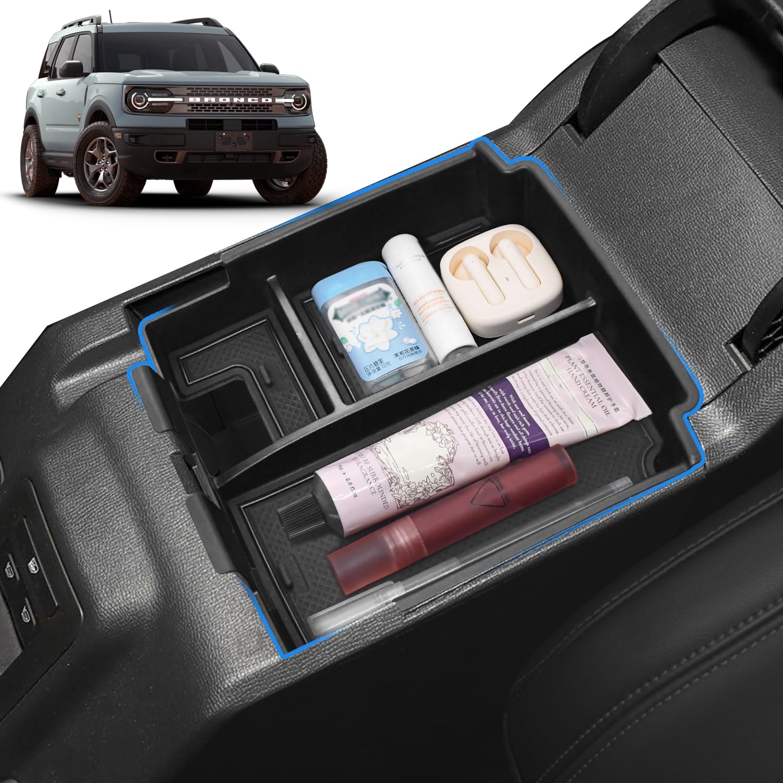Snapklik.com : 2025 Upgrade Center Console Organizer Fit For 2025 Ford ...
