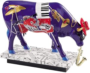 Amazon.com: CowParade In The Mood (Museum Edition) - Art Figurine ...