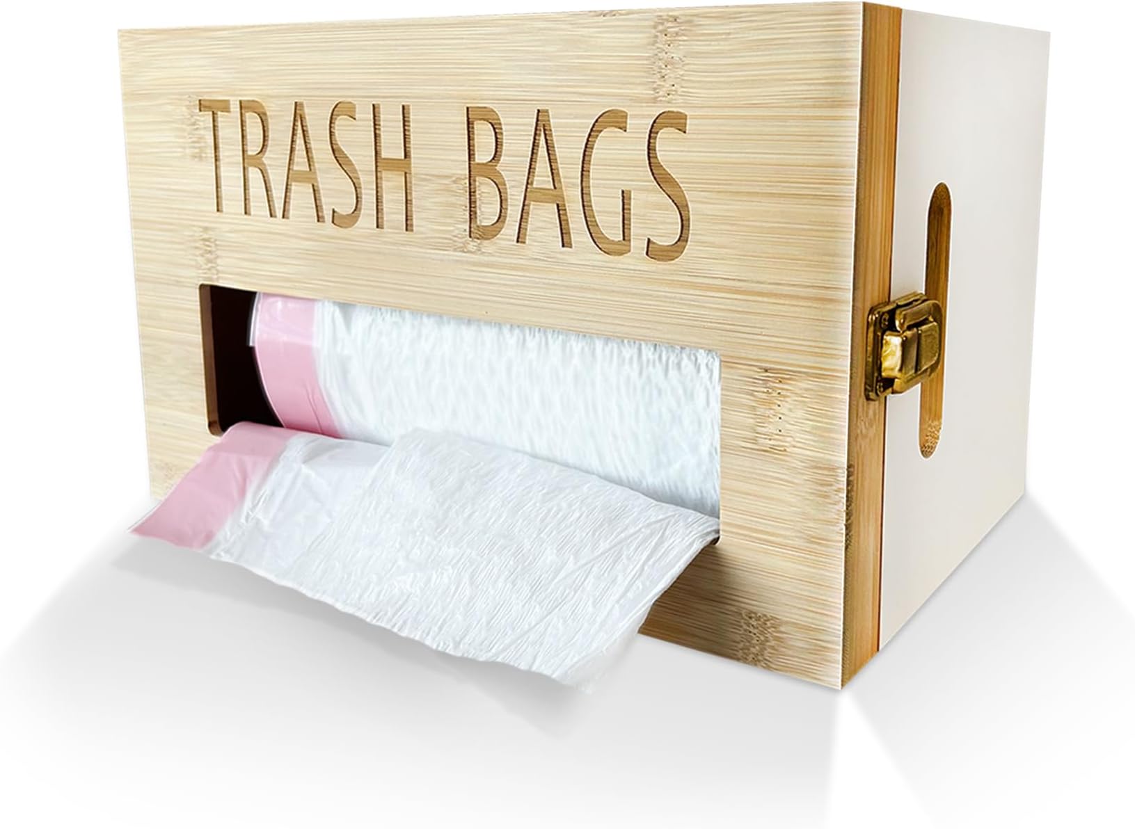 Amazon.com: GVPIPYS Trash Bag Holder,Wall Mounted Acrylic Trash Bag ...